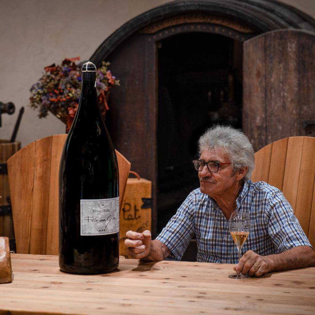 Fait un tour "Pat del Colmel" Vin blanc effervescent Magnum refermenta ...